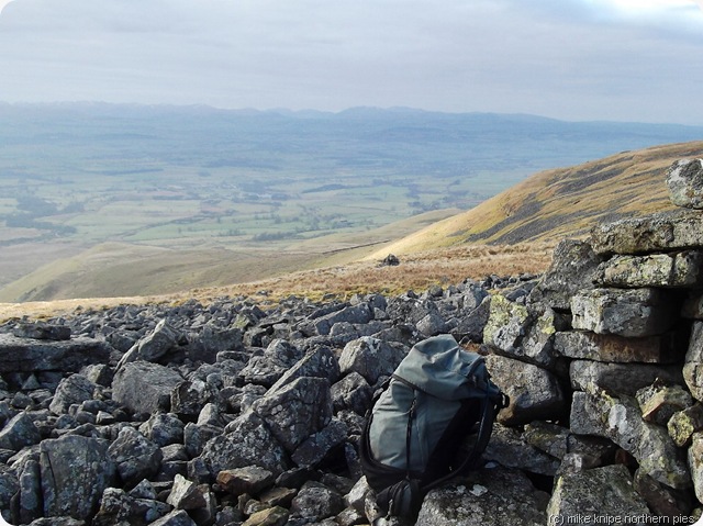 northern pies: Flan Fuelled Cross Fell from Kirkland